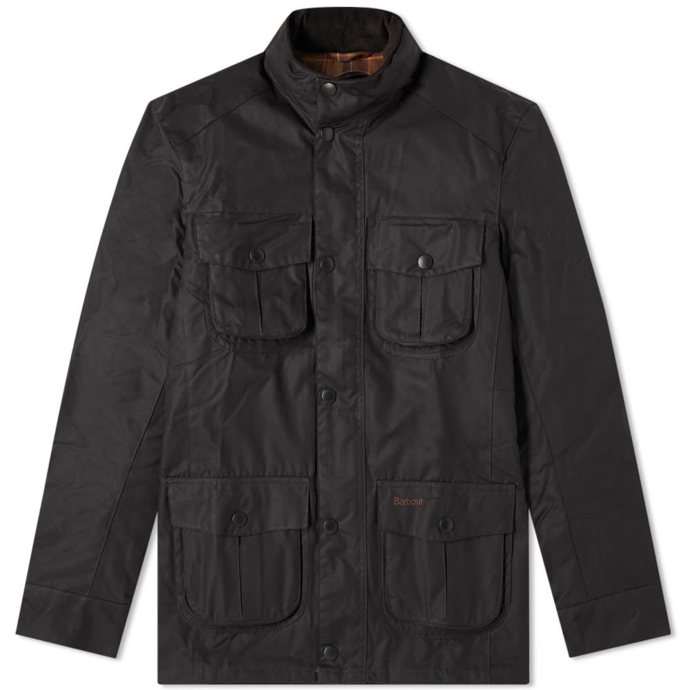 Barbour Corbridge Wax Jacket Rustic Barbour x Wood Wood