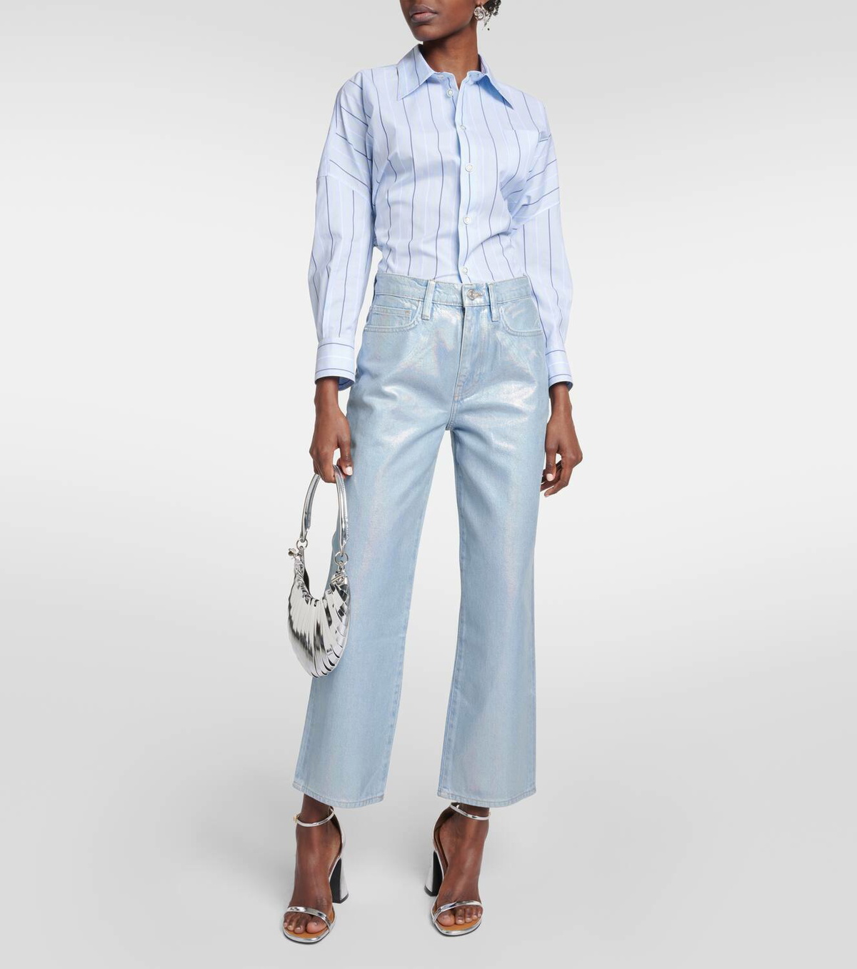 Frame Le Jane high-rise straight jeans Frame Denim