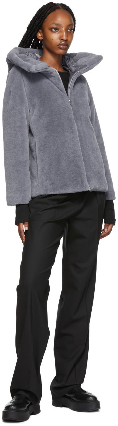 Herno Purple Polyester Jacket Herno