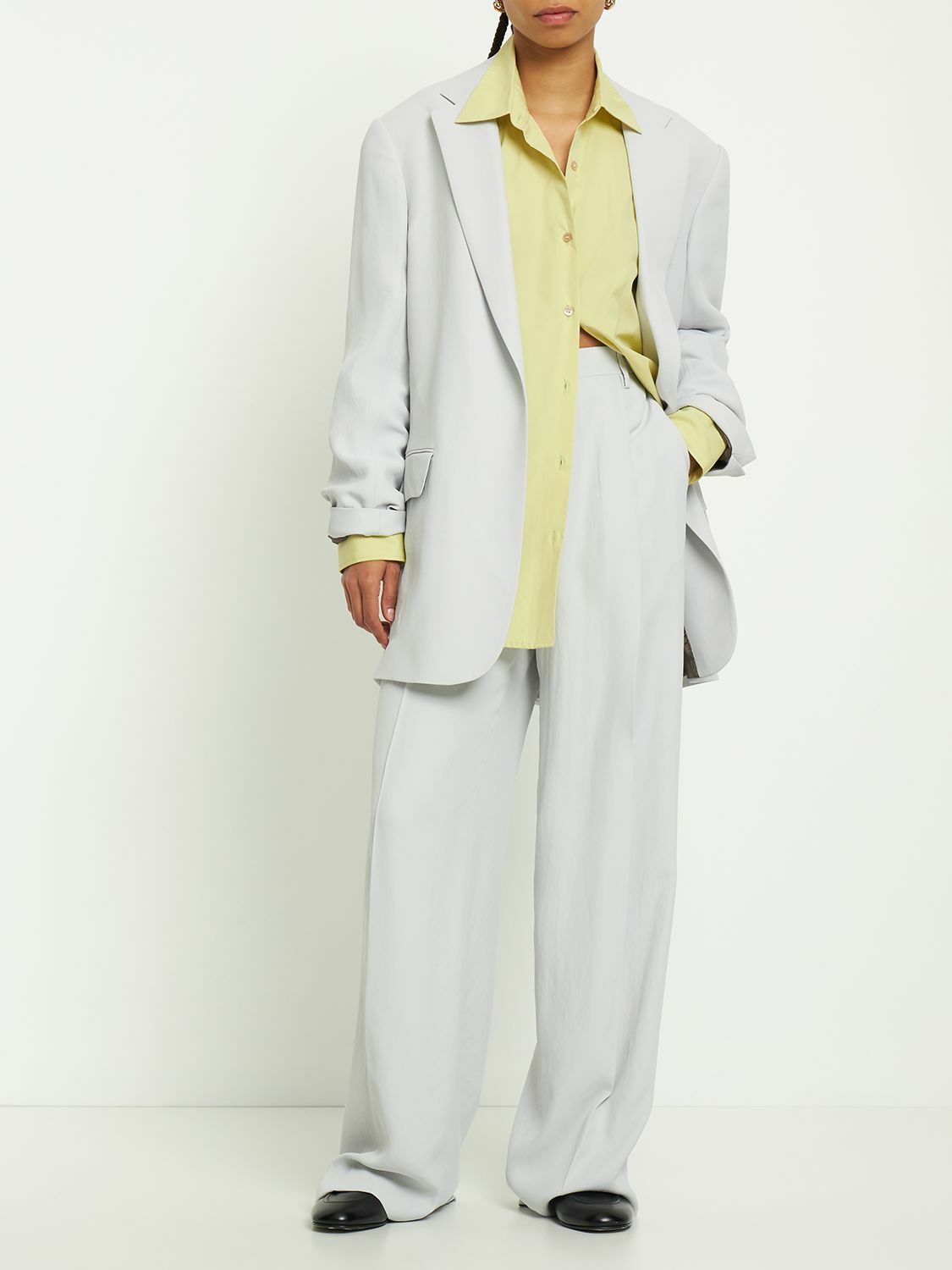 DRIES VAN NOTEN Light Gabardine Oversized Blazer Jacket Dries Van Noten