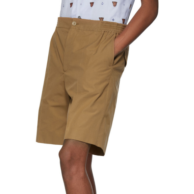 Gucci Tan Poplin Shorts Gucci