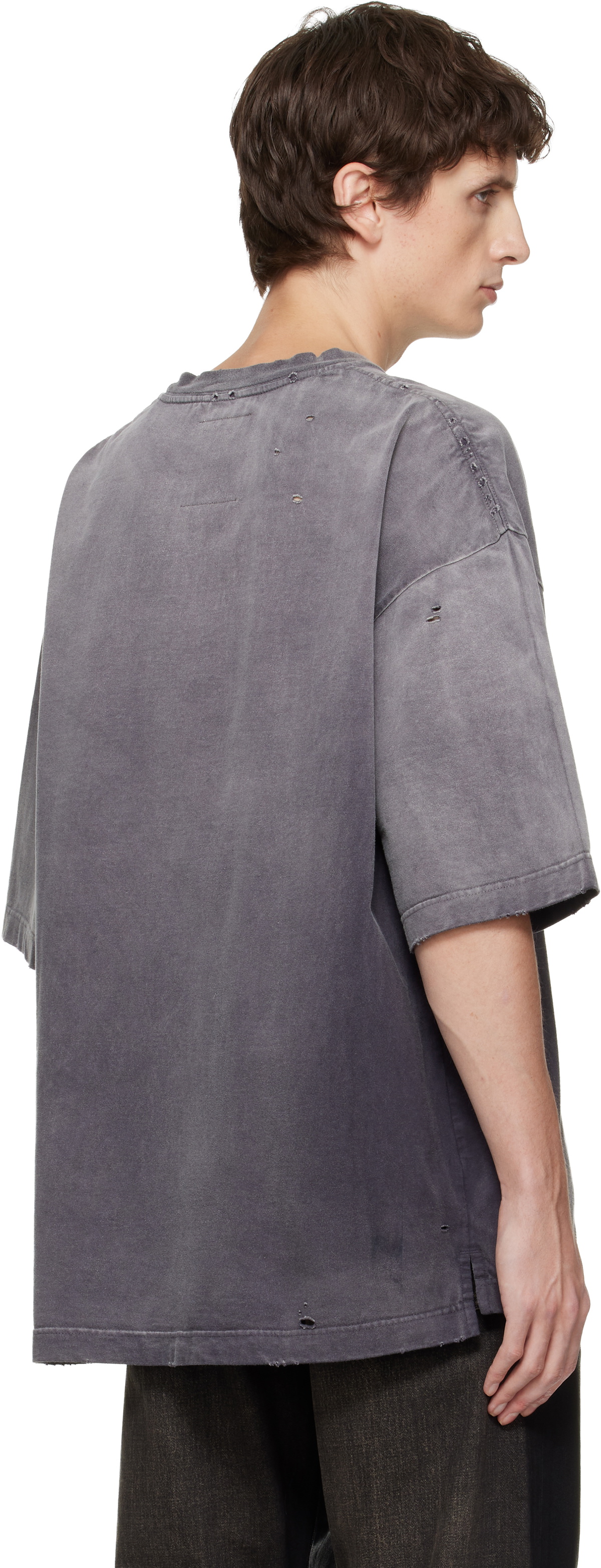 Maison MIHARA YASUHIRO Black Sun Faded Like T-shirt Maison MIHARA YASUHIRO