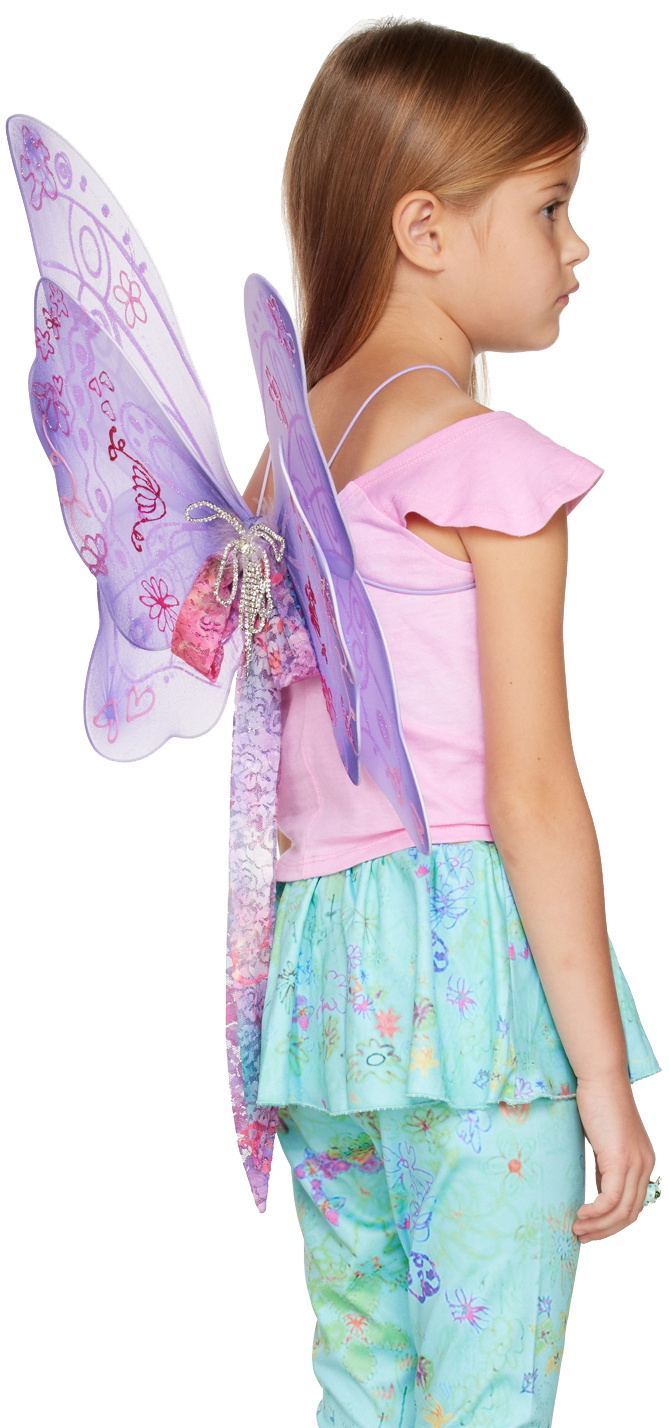 Collina Strada SSENSE Exclusive Kids Purple Fairy Wings Collina Strada