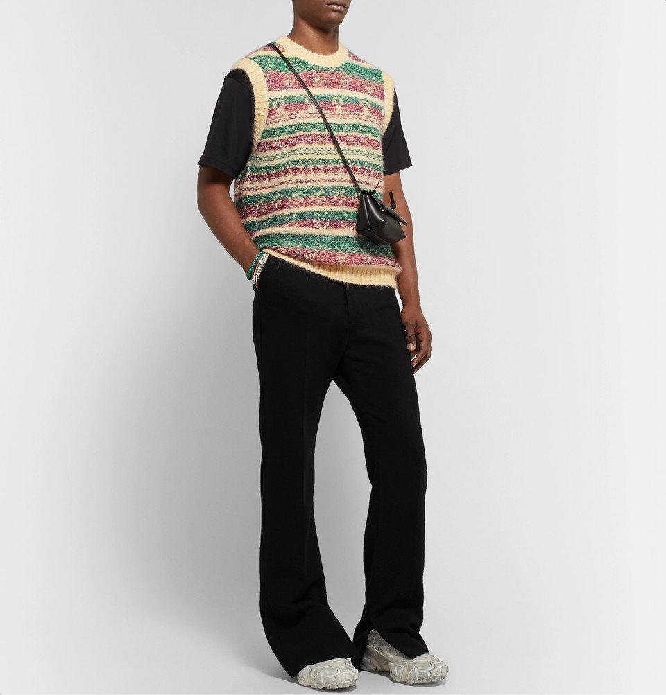Acne Studios - Slim-Fit Fair Isle Jacquard Sweater Vest - Yellow Acne ...