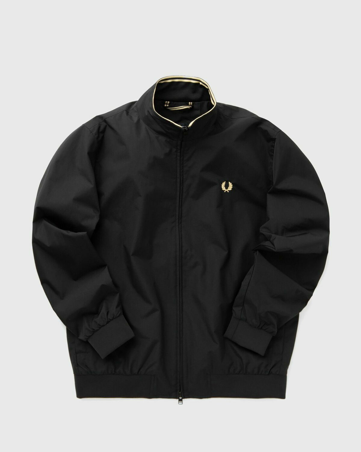 Fred Perry Brentham Jacket Black Windbreaker Fred Perry