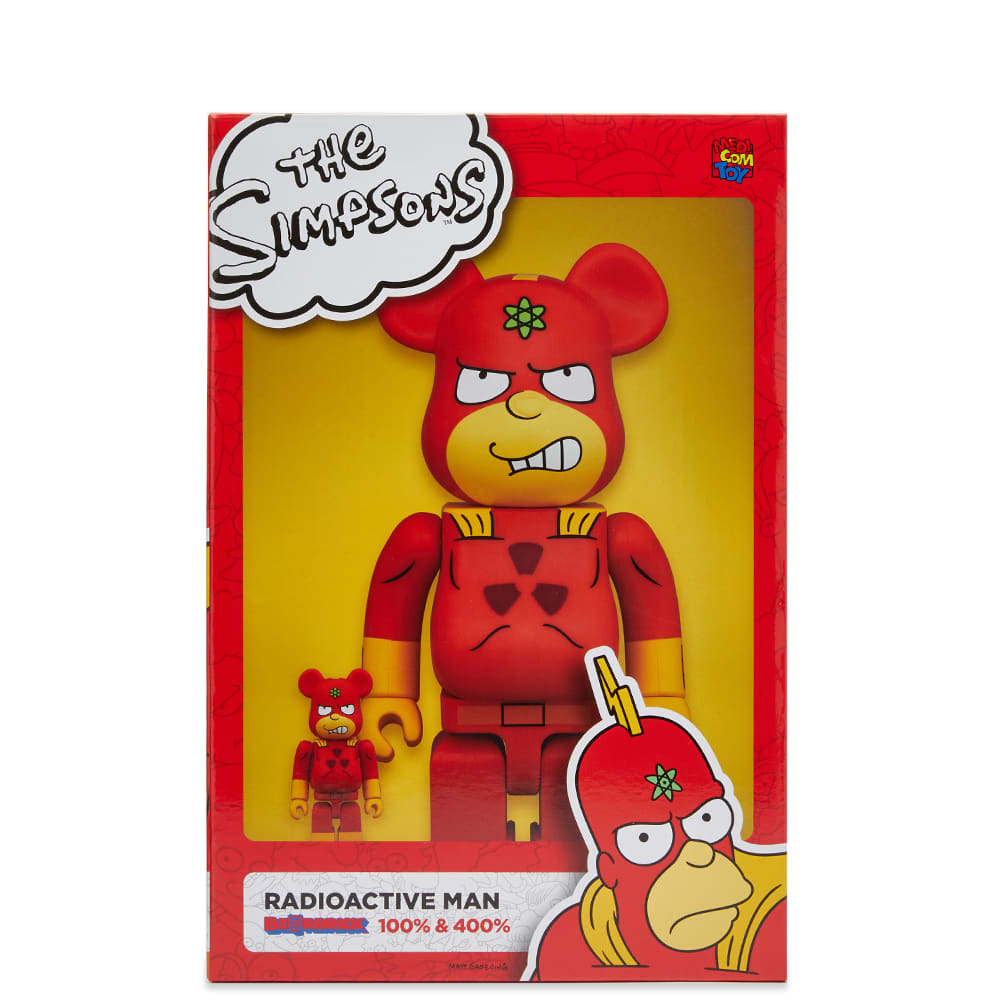 Medicom Radioactive Man Be@Rbrick 100% & 400% in Multi 100%/400% Medicom