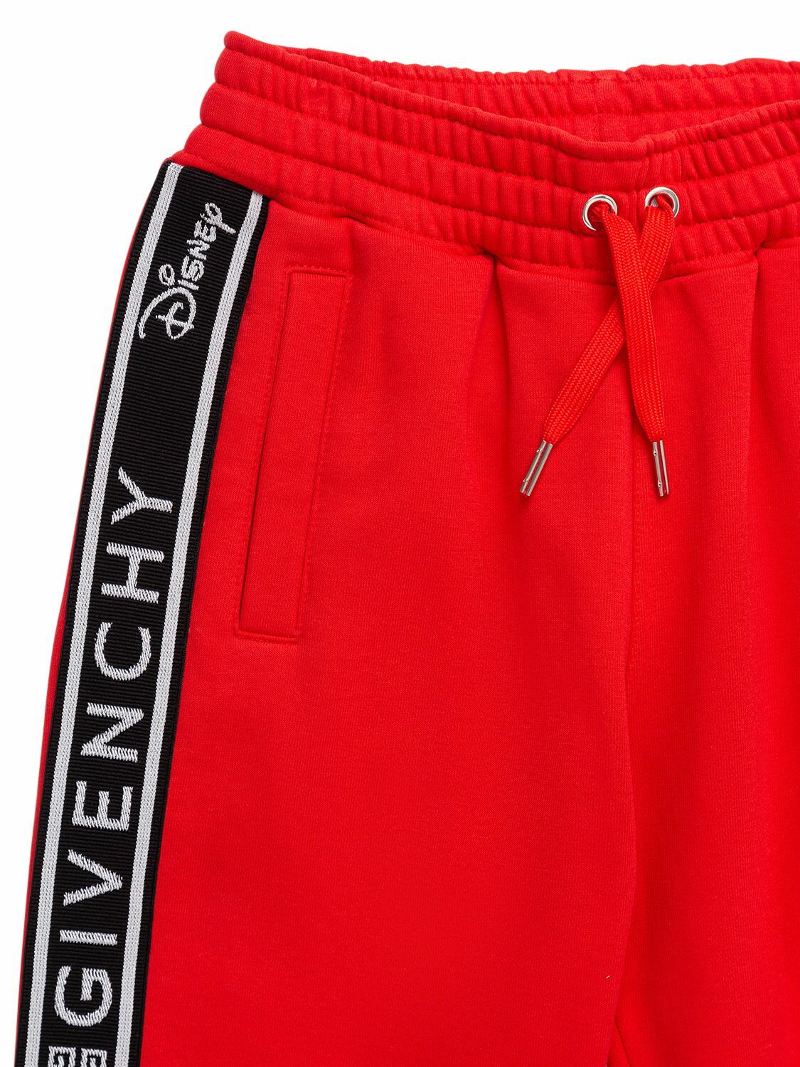 GIVENCHY Disney Logo Tape Cotton Blend Sweatpants Givenchy