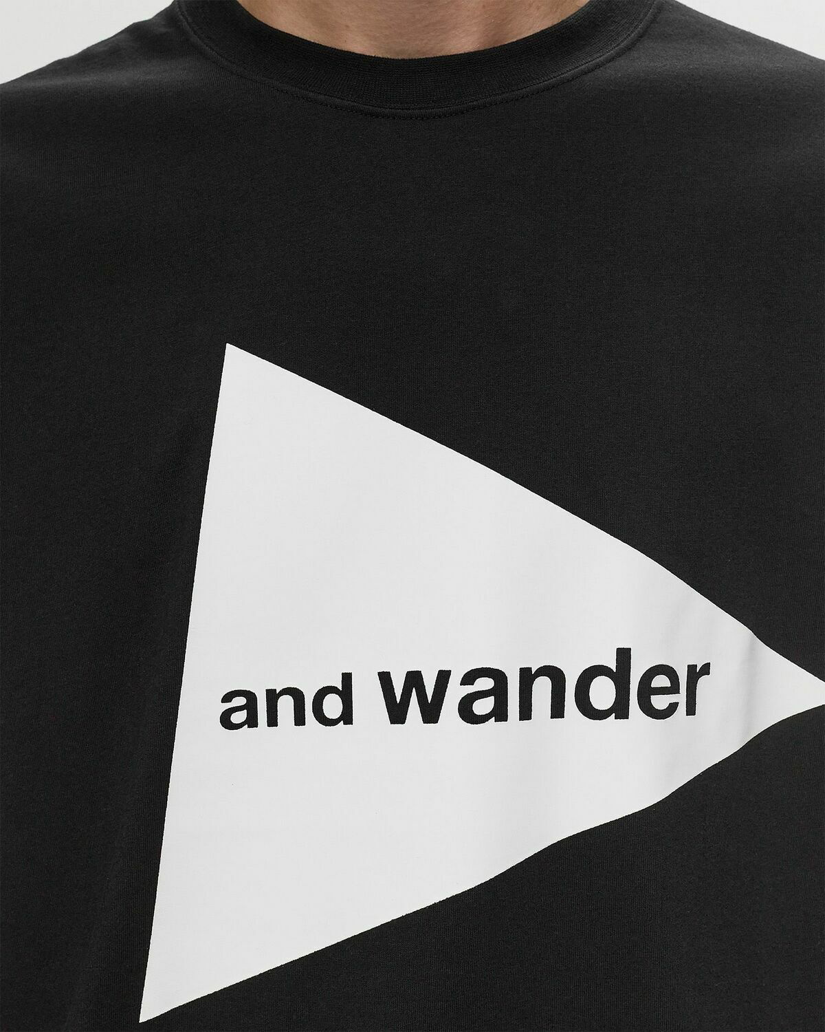 And Wander And Wander Logo Ls T Black Longsleeves and Wander