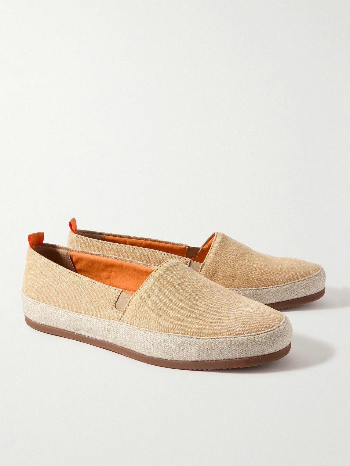Mulo - Linen Espadrilles - Yellow Mulo