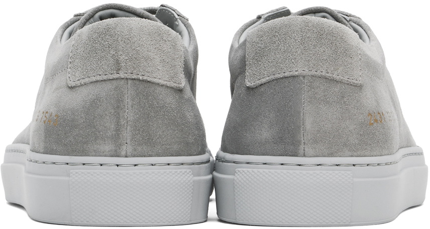 Common Projects Gray Original Achilles Suede Sneakers Common Projects