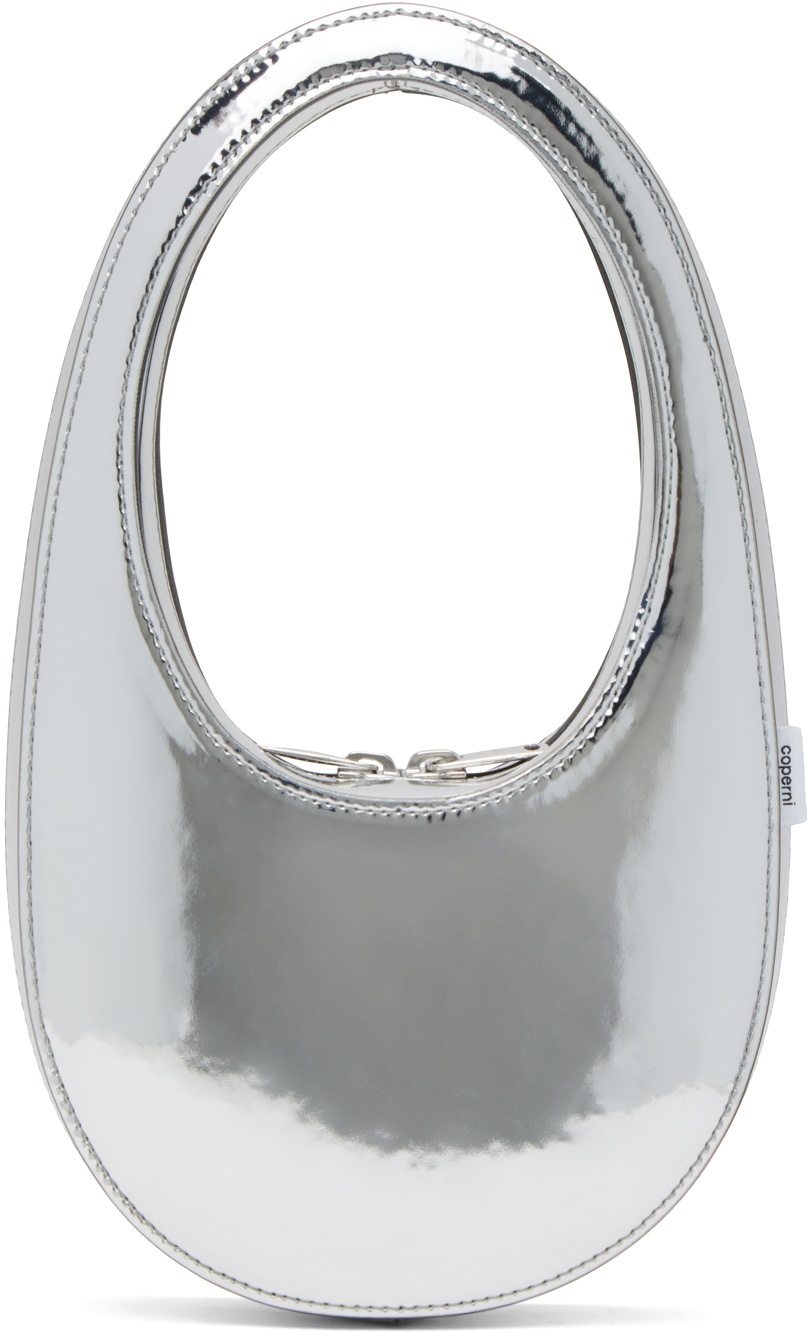 Coperni Silver Mini Swipe Bag Coperni