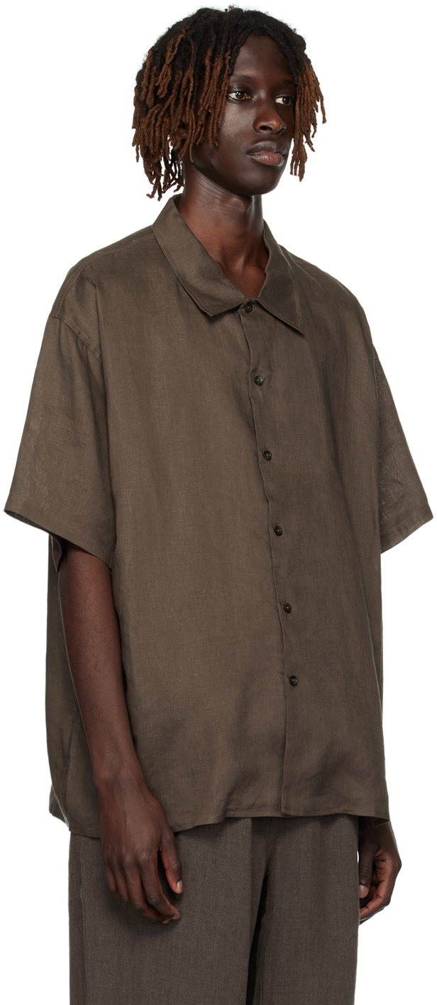 COMMAS Brown Oversized Shirt Commas