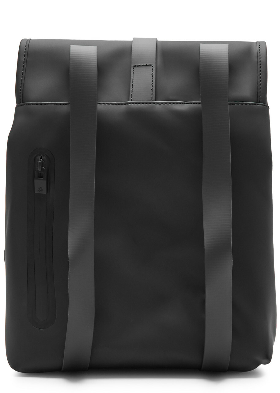 Rains Bucket Rubberised Backpack - Black - One Size Rains