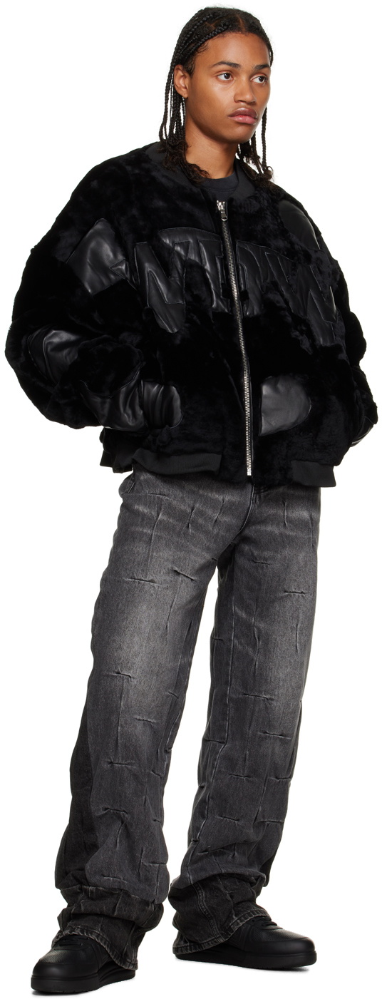 Who Decides War Black Gathered Jeans WHO DECIDES WAR by Ev Bravado