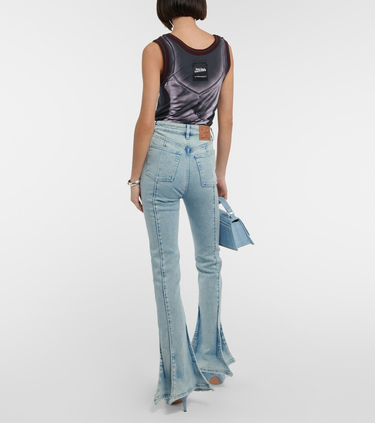 Y/Project - High-rise flared jeans Y/Project