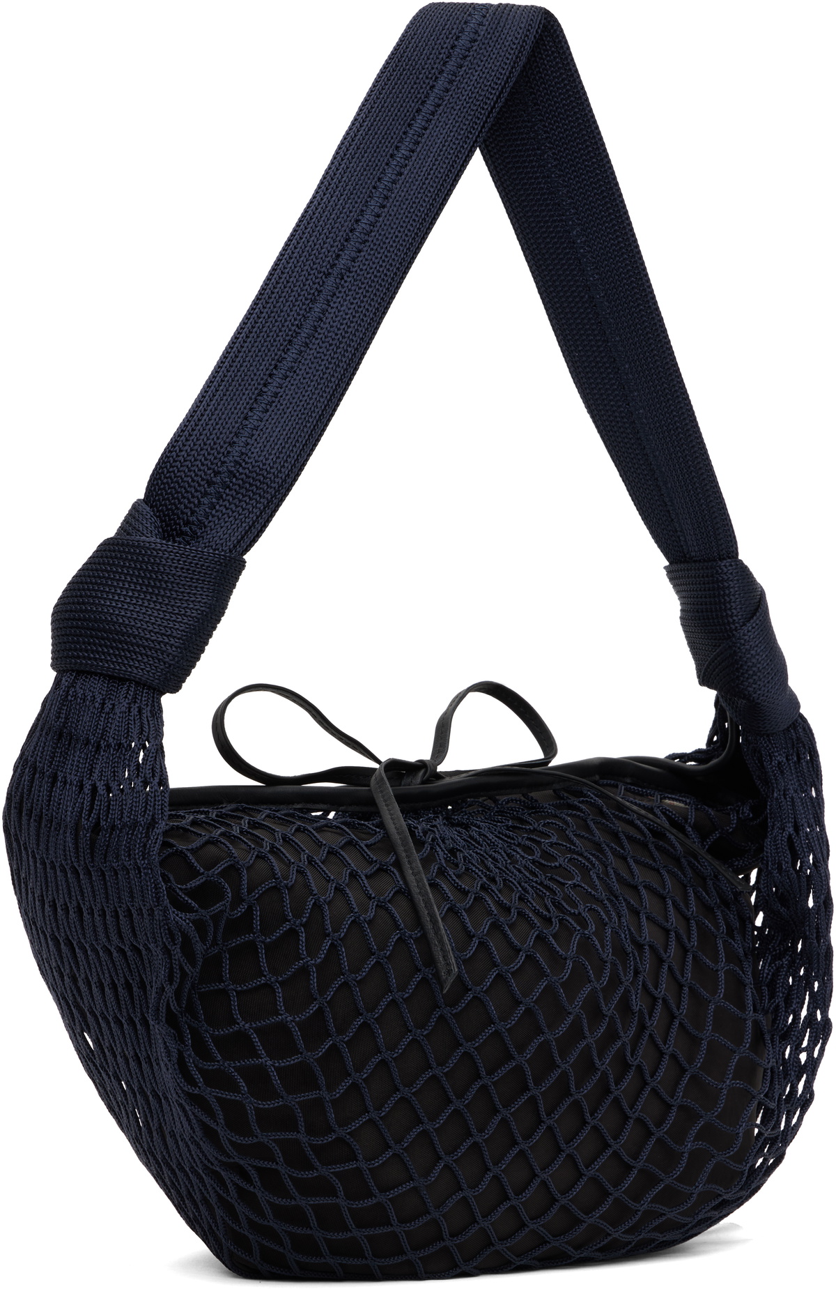 LEMAIRE Navy FILT Edition Fortune Croissant Bag Lemaire