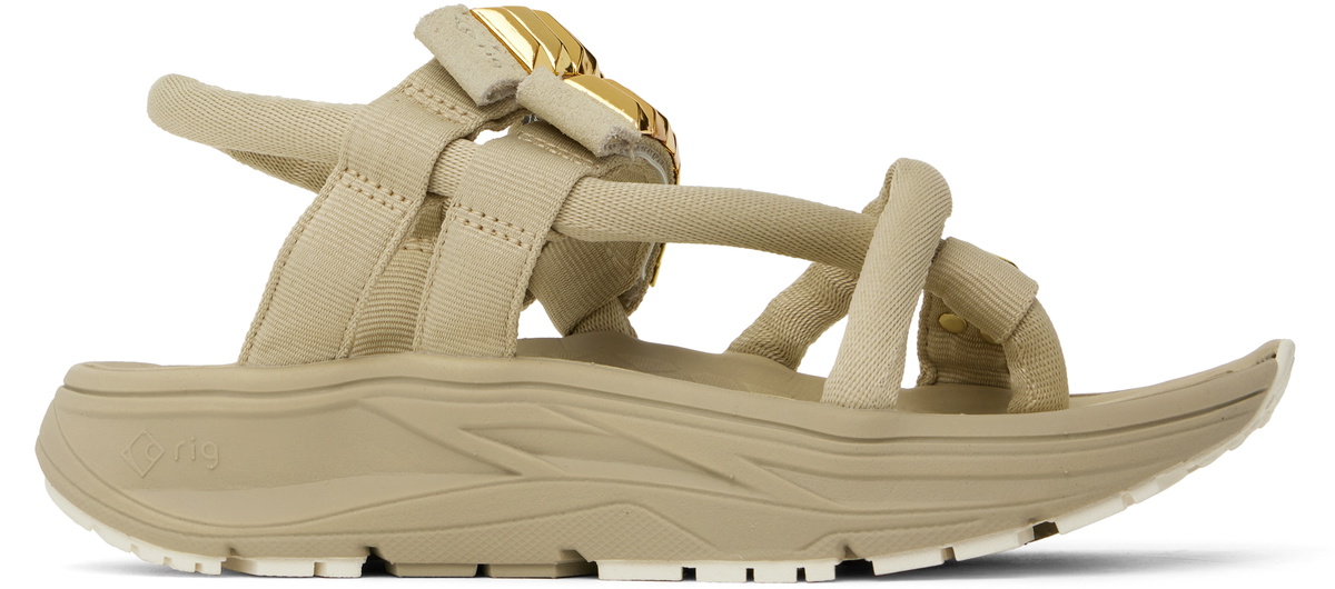 UNDERCOVER Beige nonnative & rig Edition KAMBA 3 Sandals Undercover