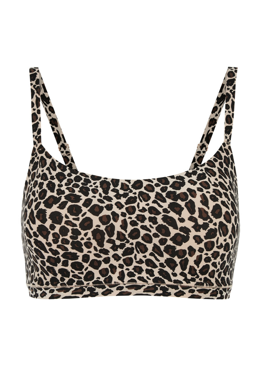 Chantelle Soft Stretch Leopard-print Padded Soft-cup bra Chantelle