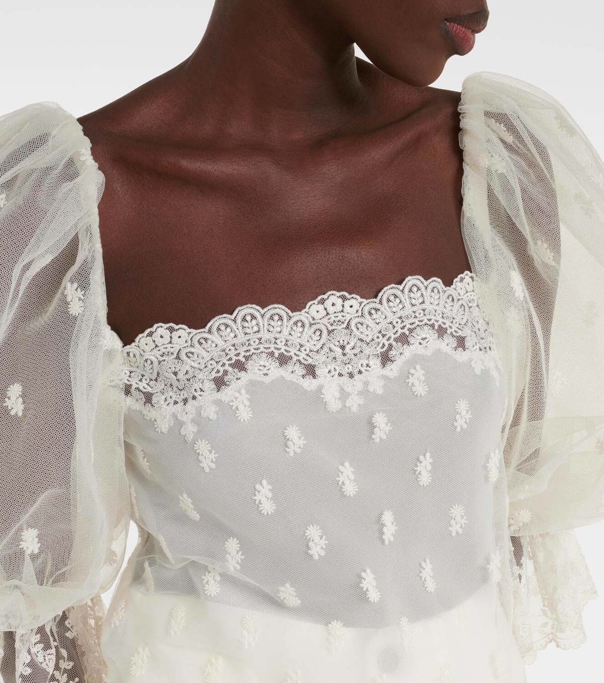 Chloé Embroidered lace blouse Chloe