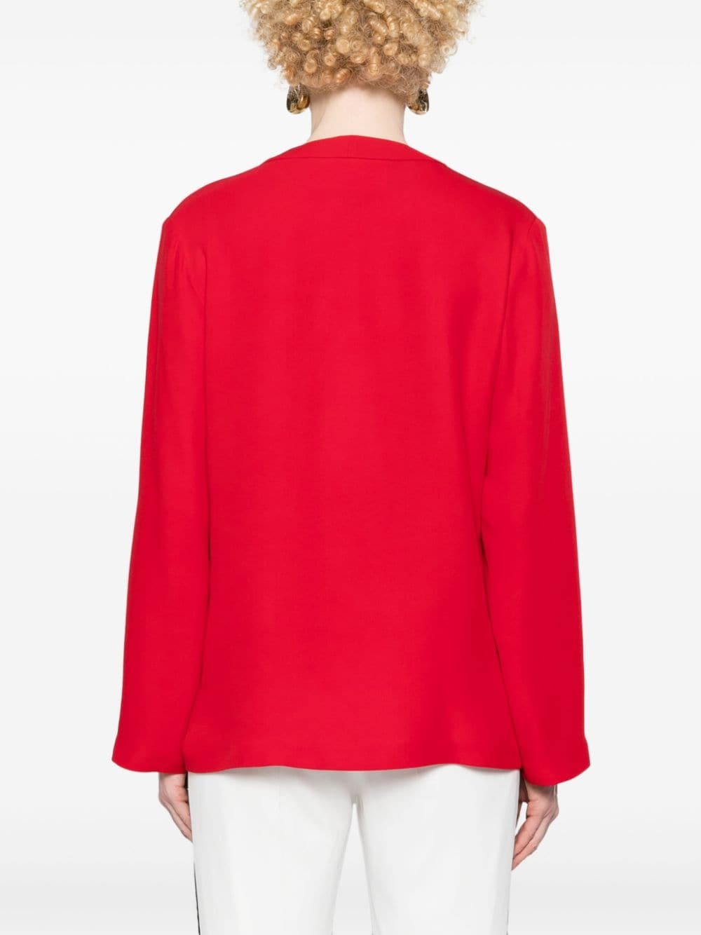 VALENTINO - Vlogo Silk Blouse Valentino