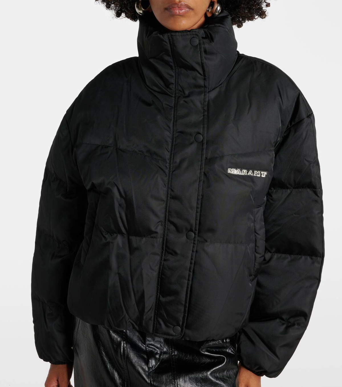 Marant Etoile Telia satin puffer jacket Isabel Marant Etoile