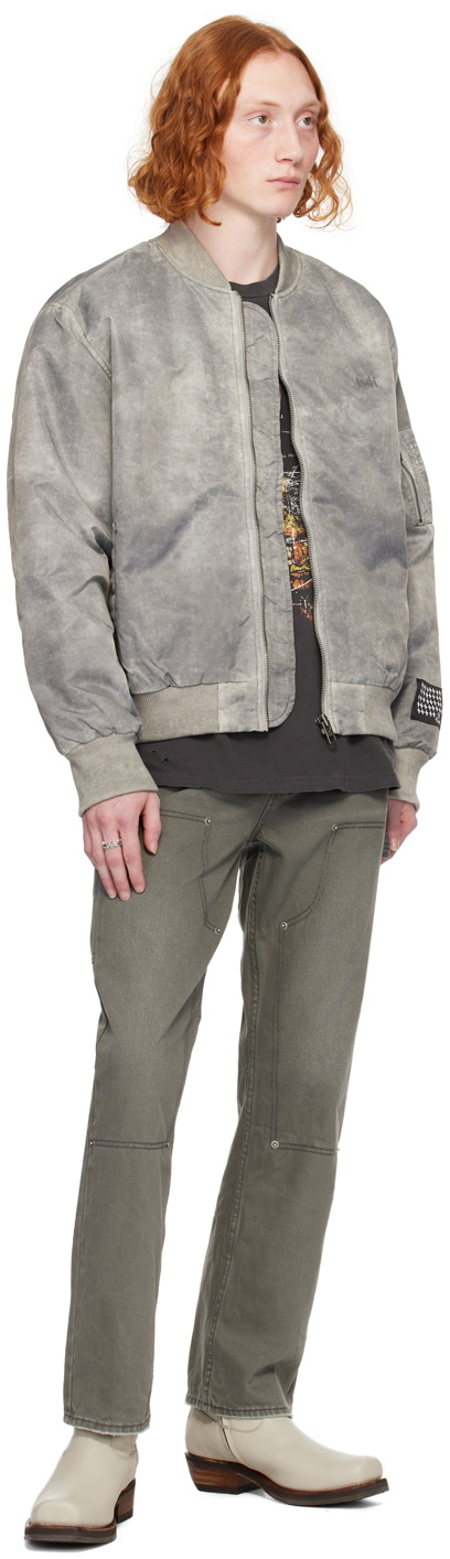 Ksubi Green Ghosted Operator Jeans Ksubi