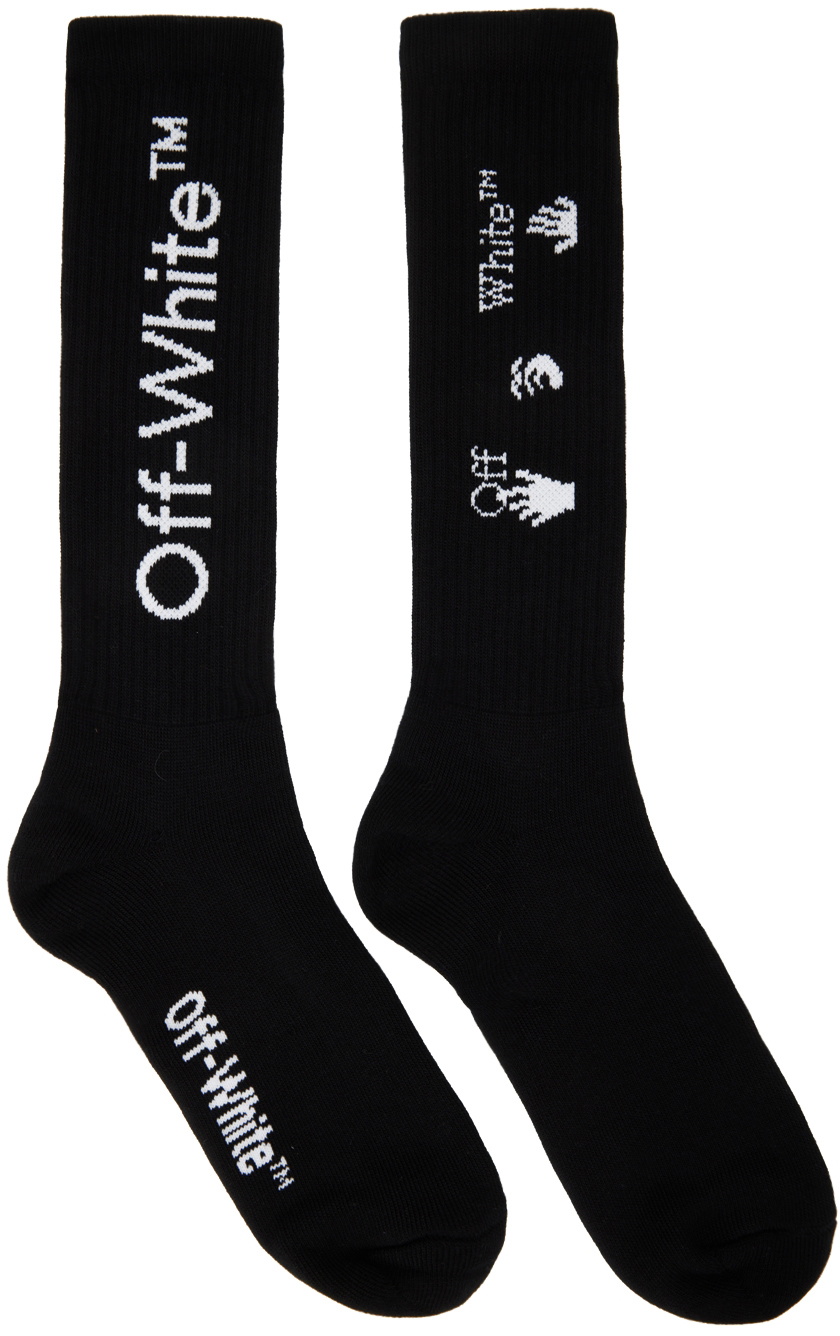 Off-White Black Arrow Mid Length Socks Off-White