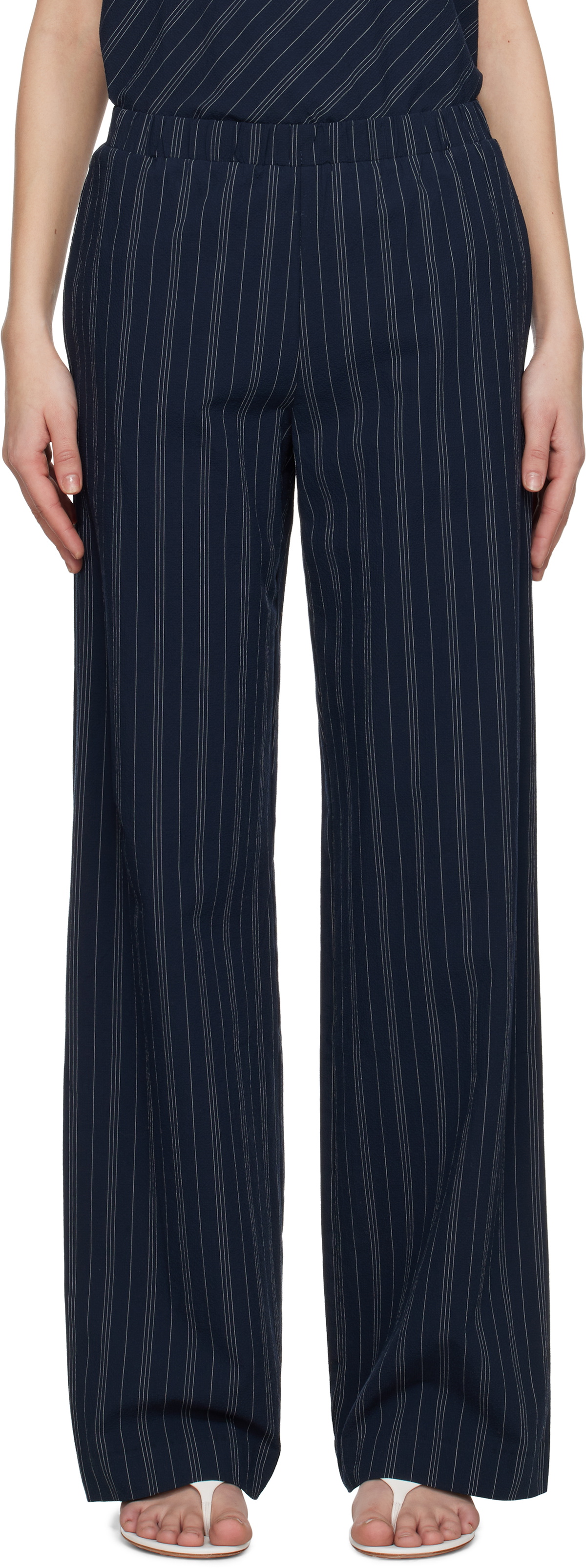 BEC + BRIDGE Navy Peyson Trousers BEC + BRIDGE