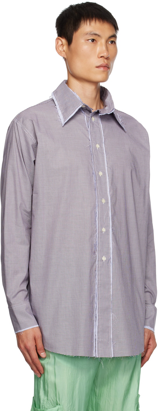 Edward Cuming Blue Check Shirt Edward Cuming