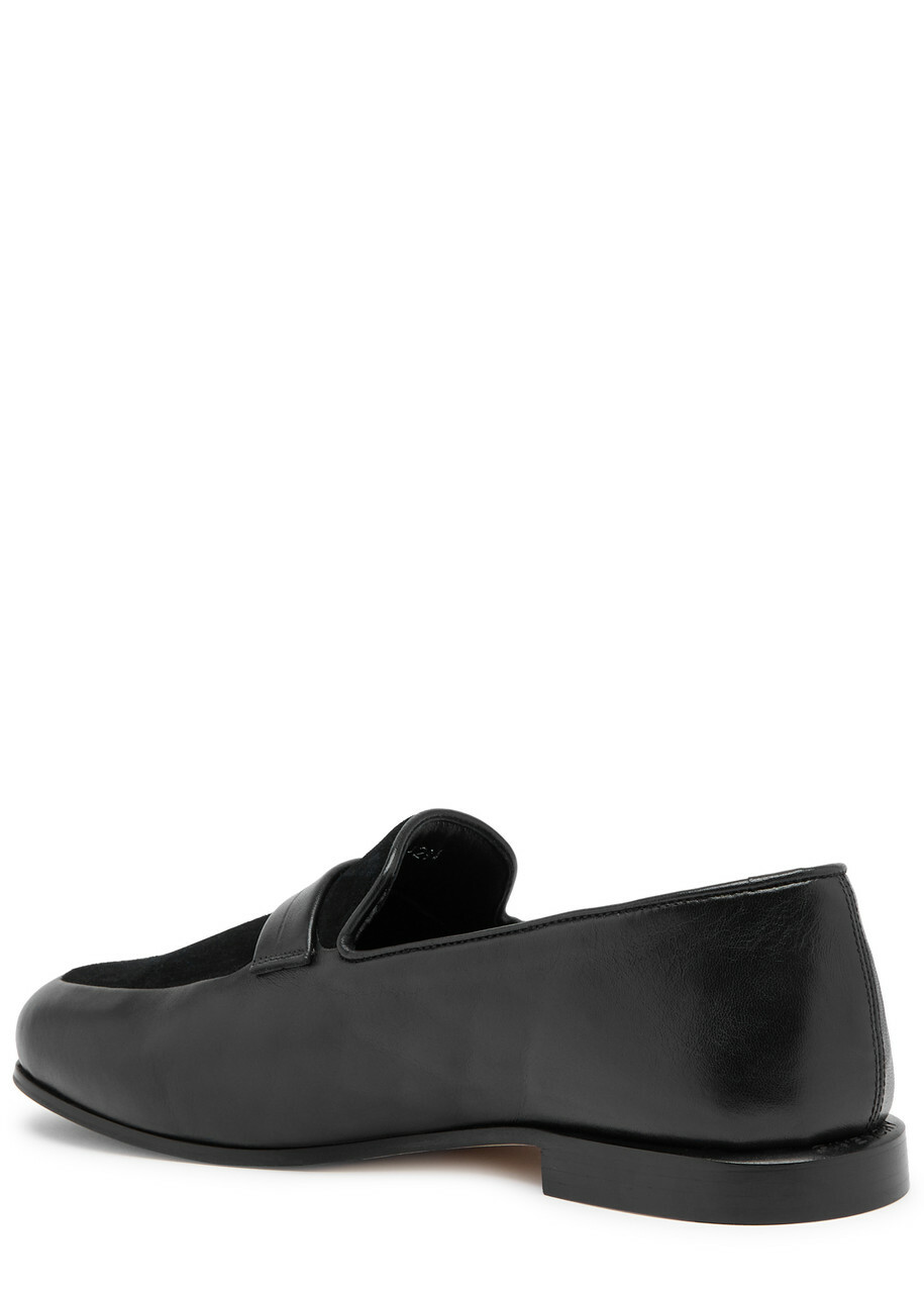 Givenchy Giv Show Leather Loafers Black Givenchy