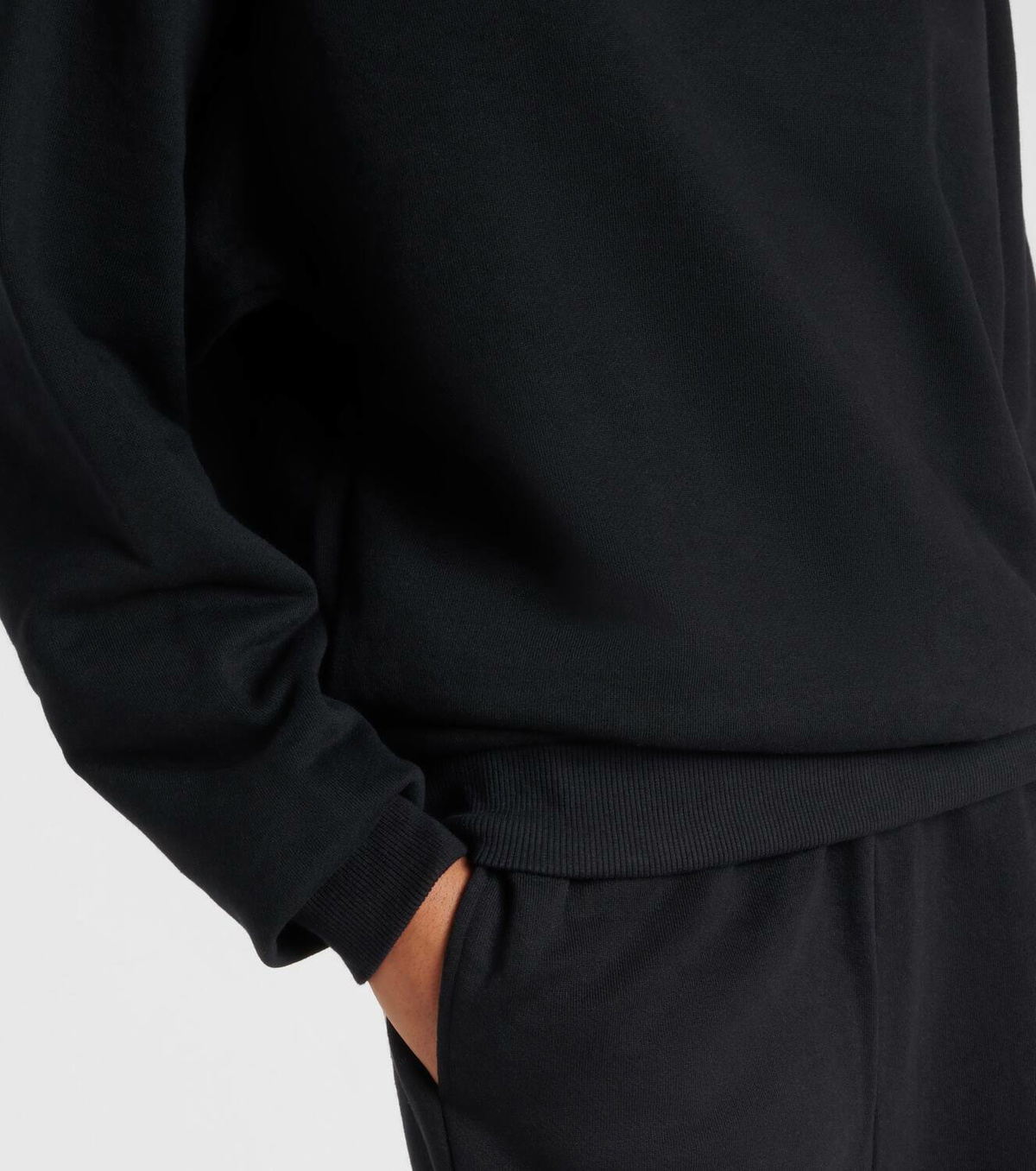 Alo Yoga Accolade cotton-blend terry sweatshirt Alo Yoga