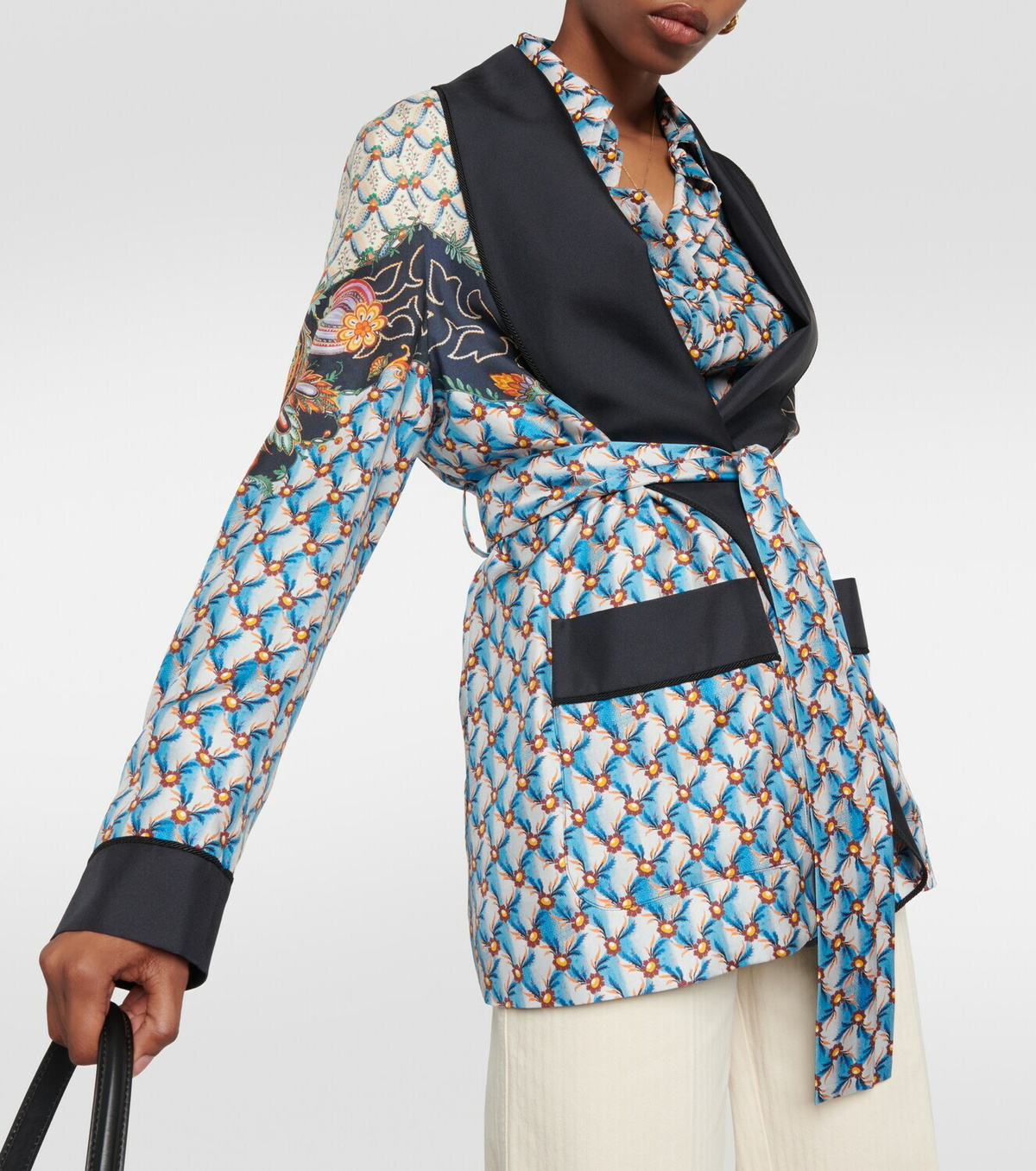 Etro Printed silk blazer Etro