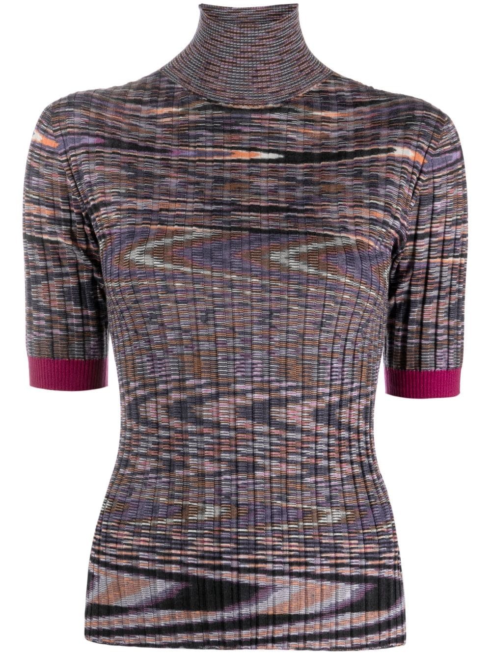 MISSONI - Space-dyed Cashmere And Silk Blend Turtleneck Sweater Missoni