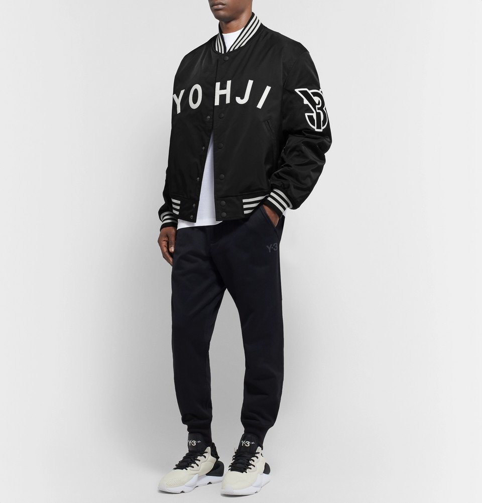 Y-3 - Logo-Appliquéd Shell Bomber Jacket - Black Y-3