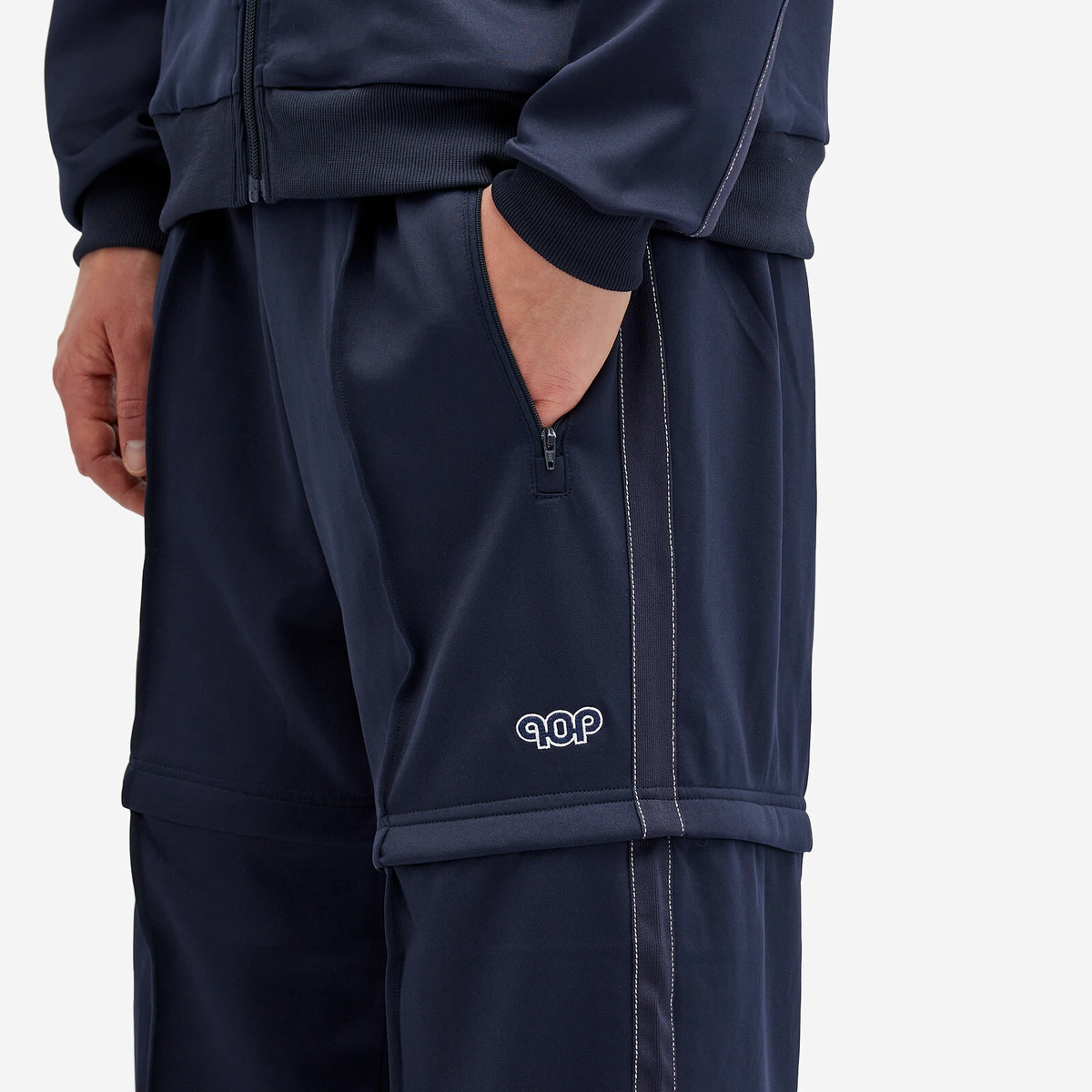 Pop Trading Company Men's Pub Track Pants in Navy Pop Trading Company