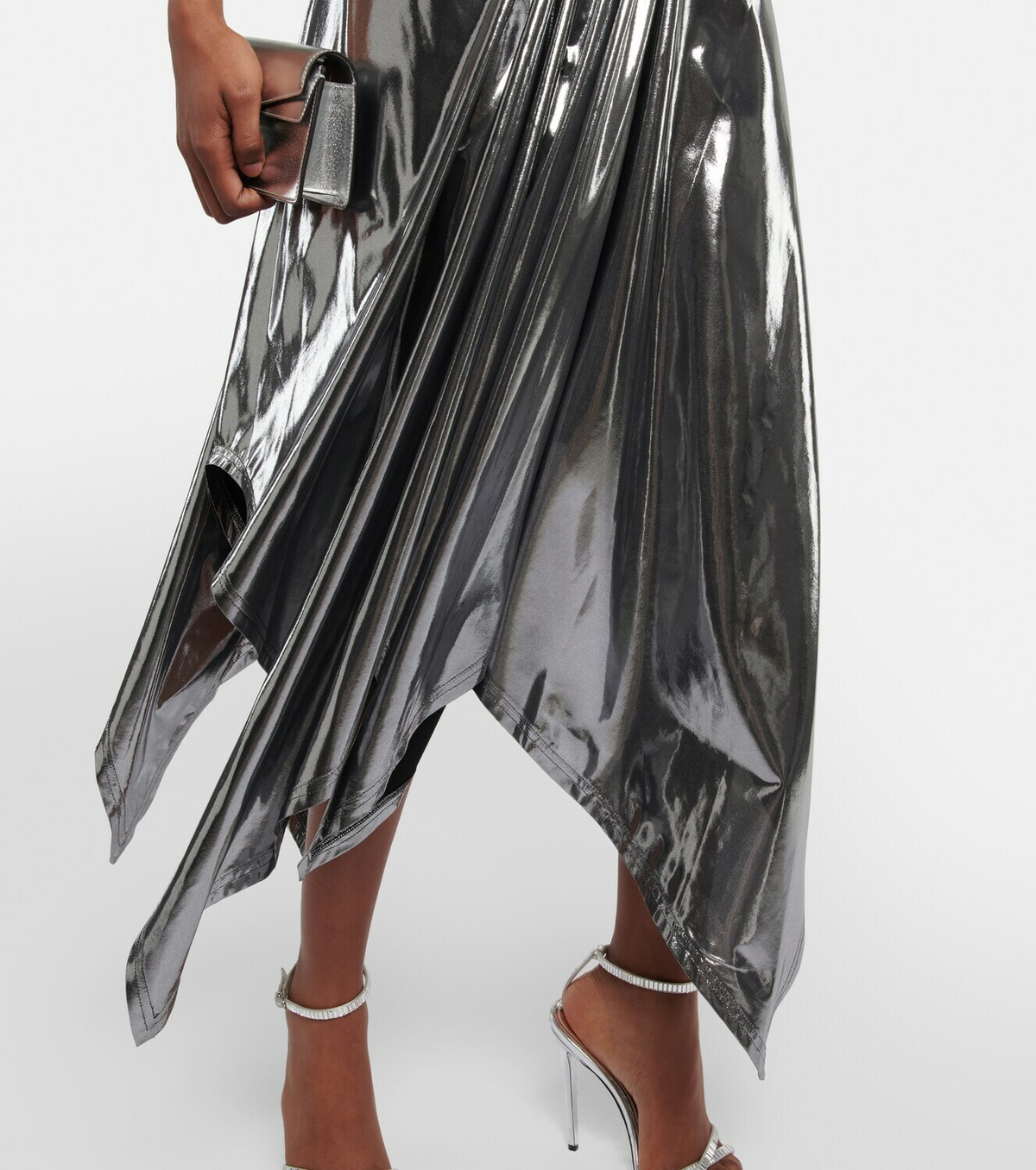 Alexandre Vauthier - Halterneck metallic midi dress Alexandre Vauthier