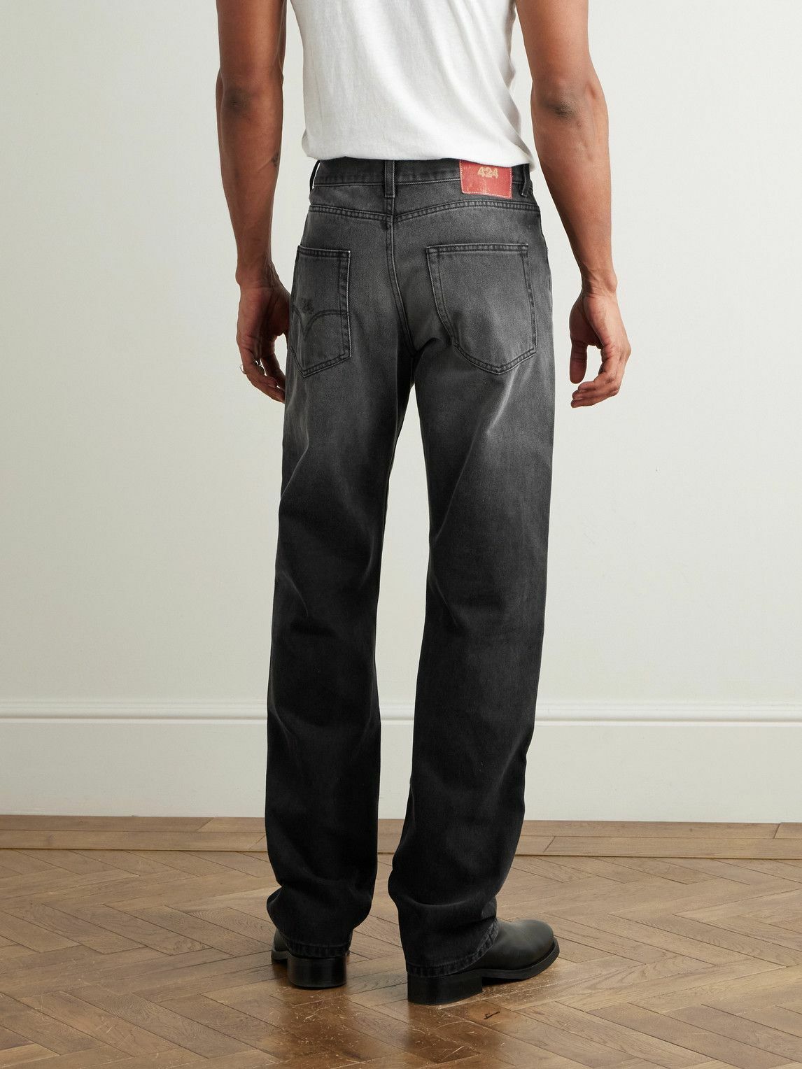 424 - Straight-Leg Jeans - Black 424