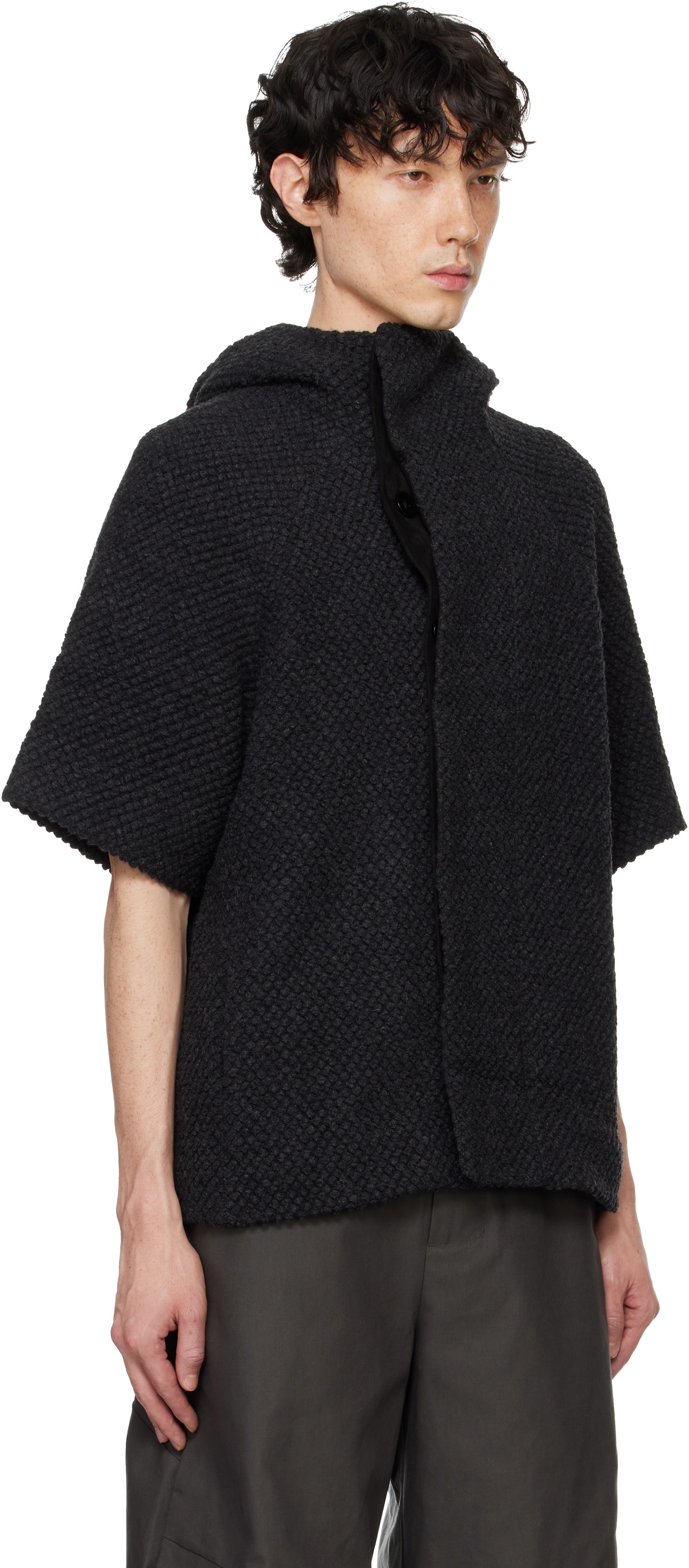 pet-tree-kor Gray Chord Jacket pet-tree-kor