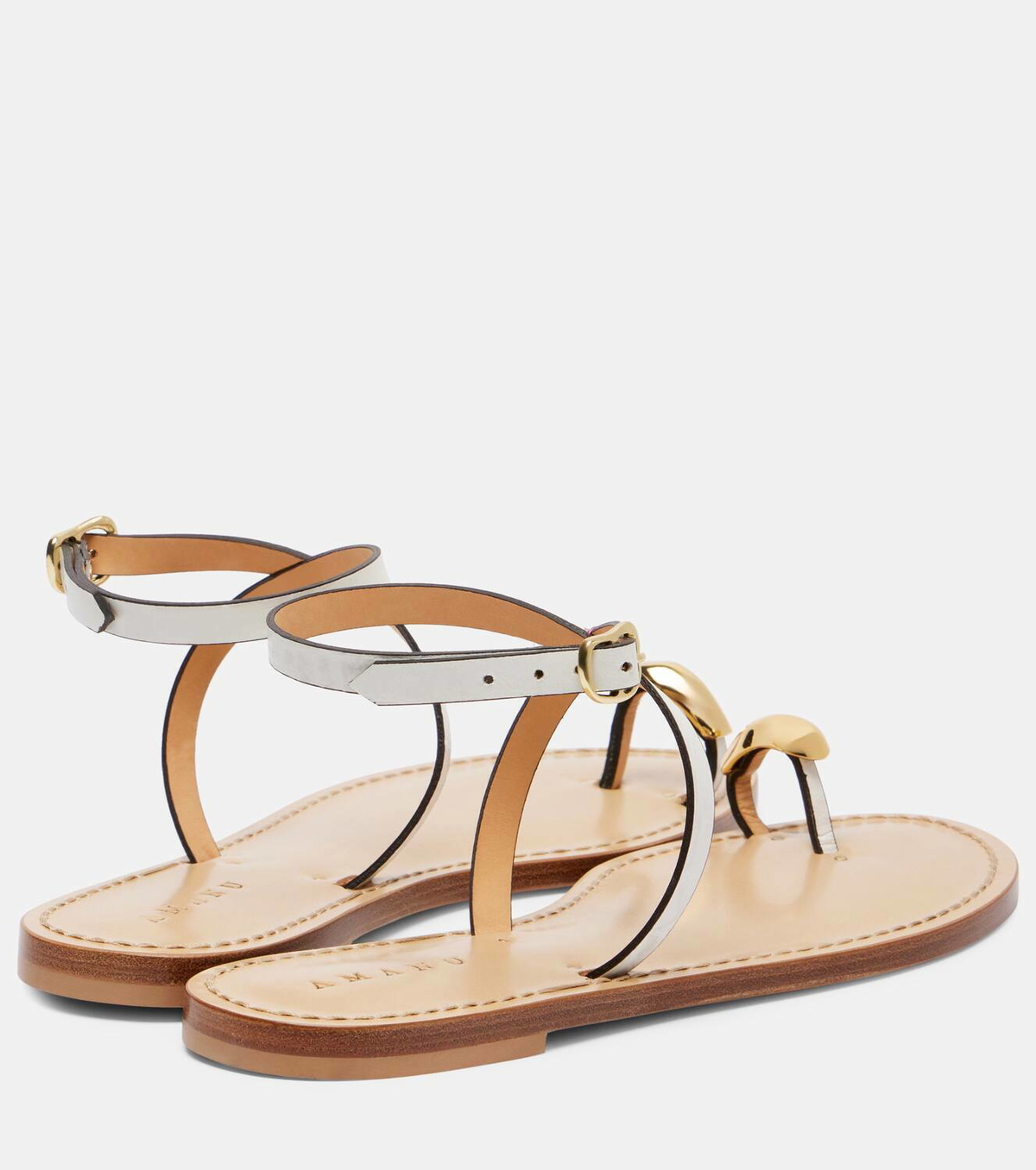 Amanu Kigali embellished leather sandals Amanu