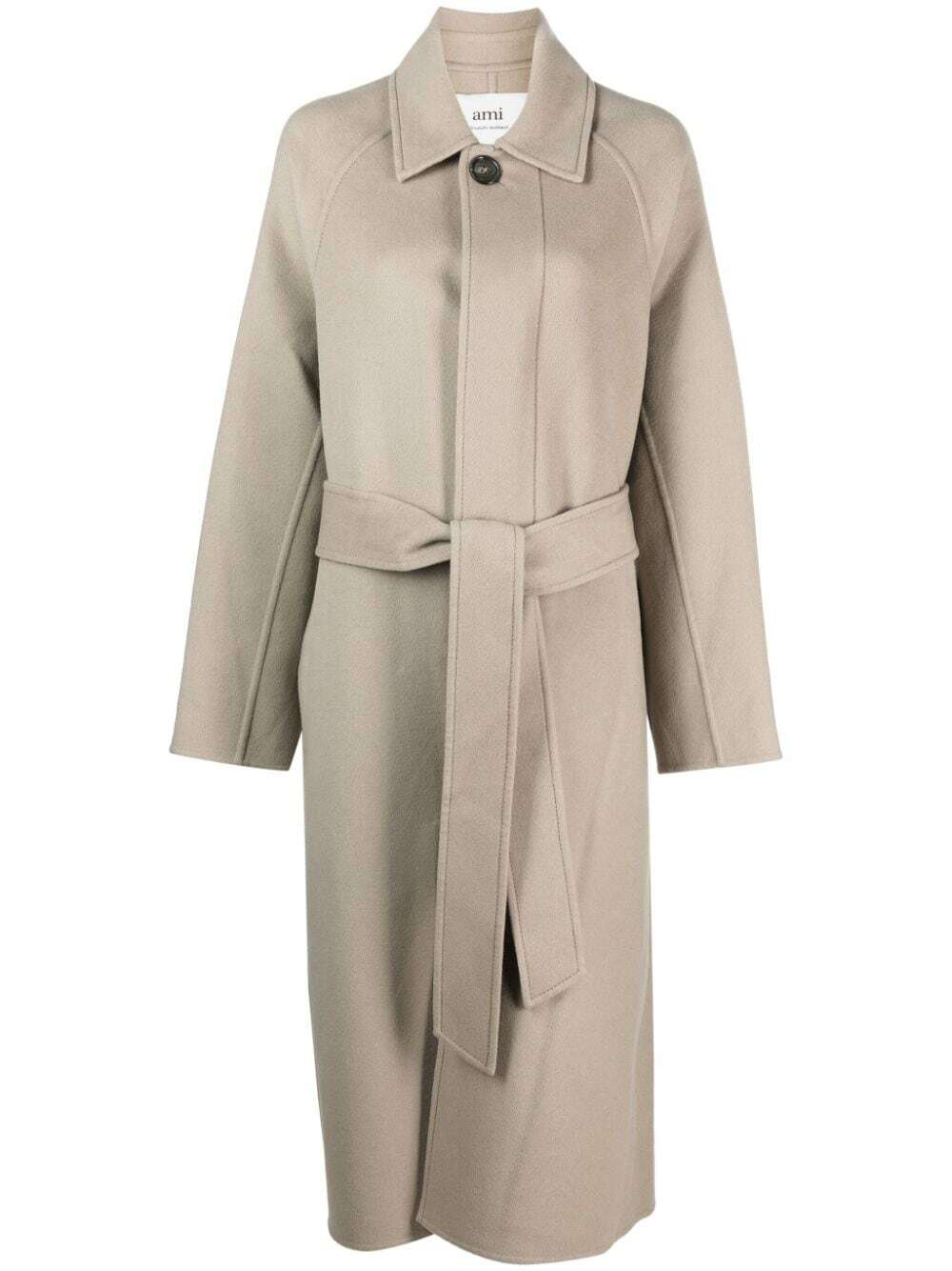 AMI PARIS - Cashmere And Wool Blend Coat AMI