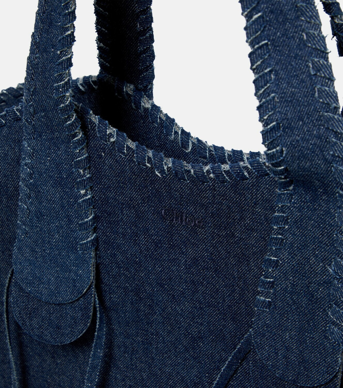 Chloé Mony Medium denim tote bag Chloe