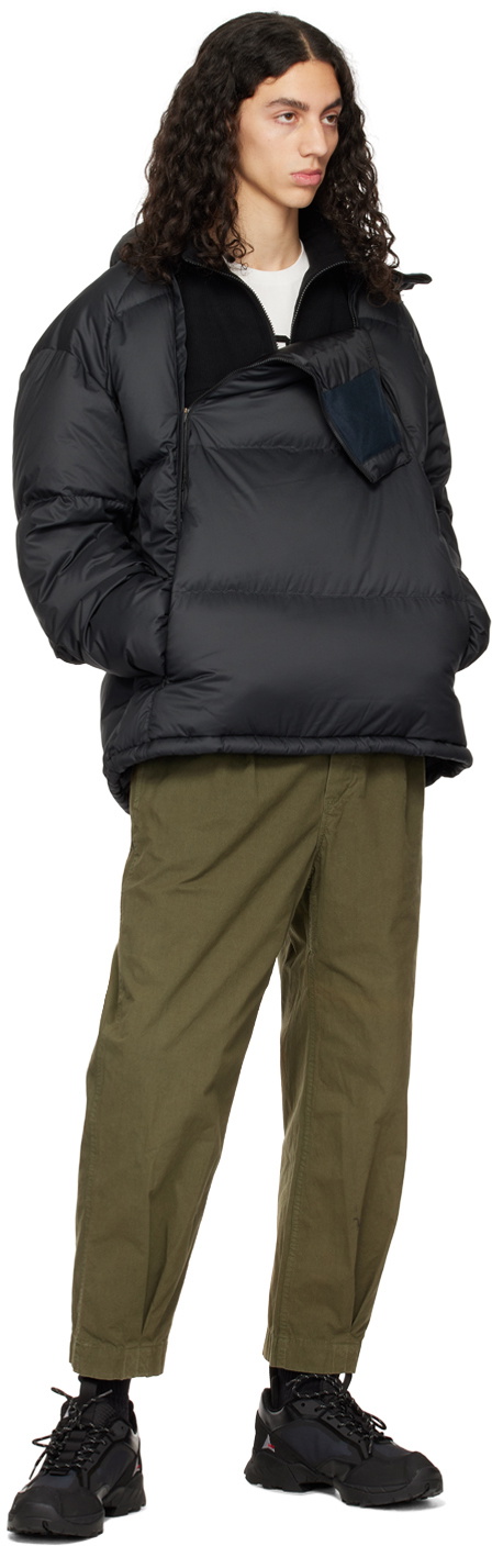 Snow Peak Black Pullover Down Jacket Snow Peak