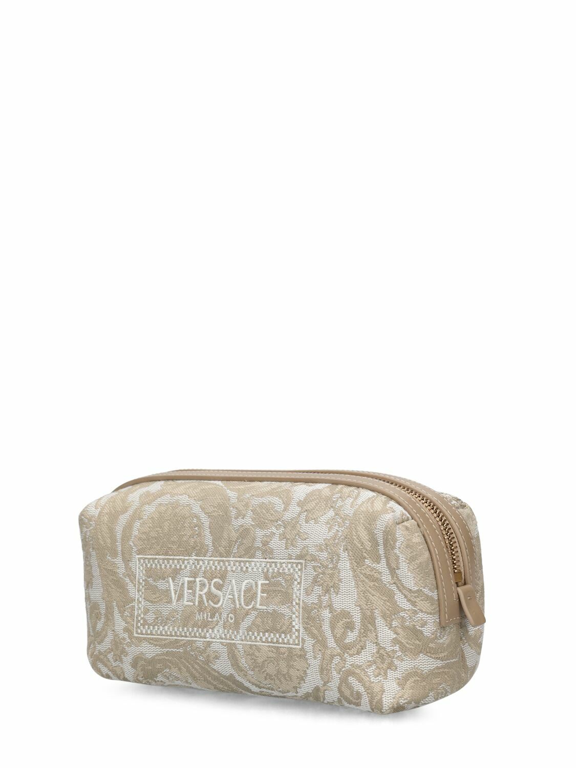 VERSACE - Logo Jacquard Makeup Bag Versace