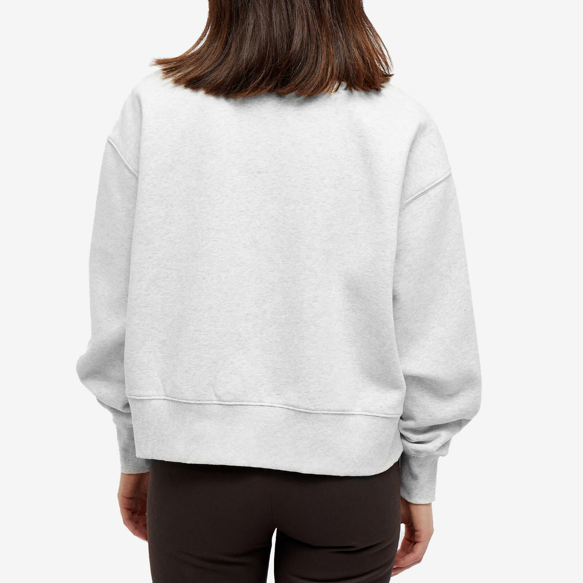 Dickies Women's Summerdale Quarter Zip Sweat in Light Gray Dickies ...