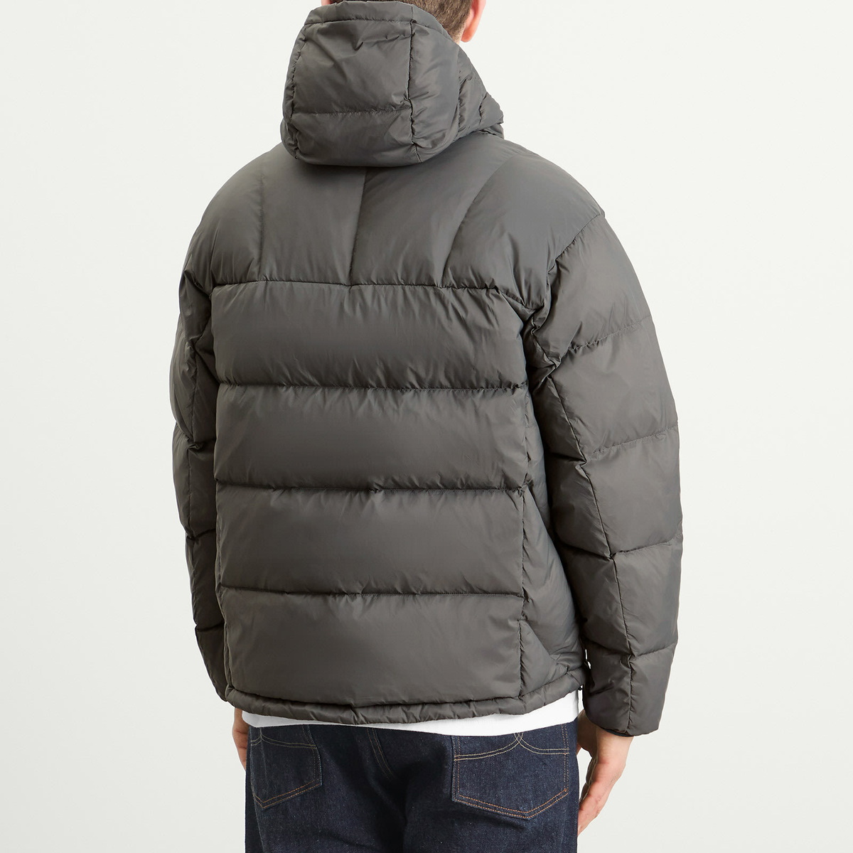 FrizmWORKS Men's Altavia Down Parka Jacket in Gun Metal FrizmWORKS