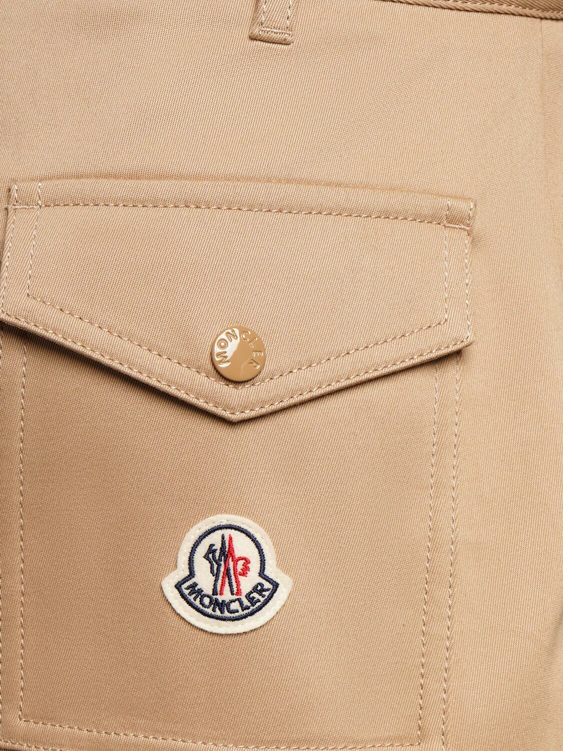 MONCLER - Cotton Gabardine Pants Moncler