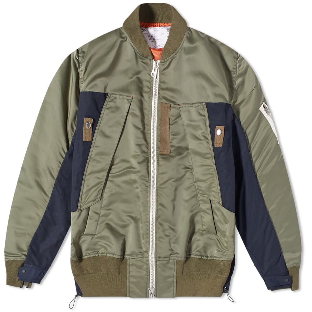 Sacai Nylon Twill Mix Blouson Sacai