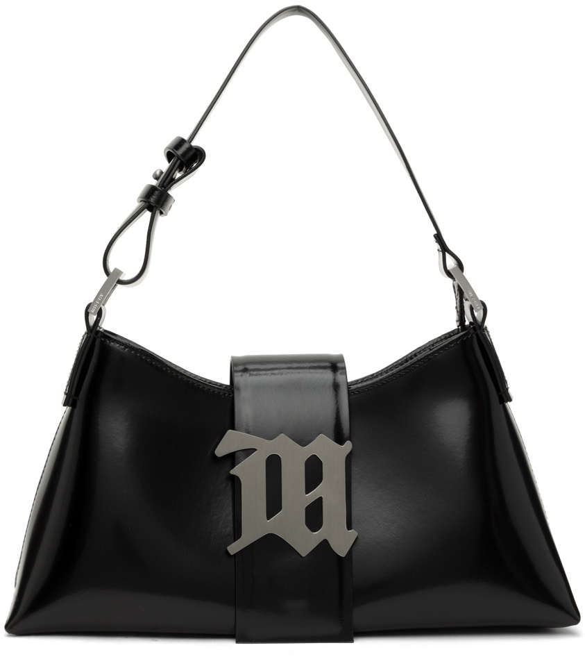 MISBHV Black Medium Leather Shoulder Bag MISBHV