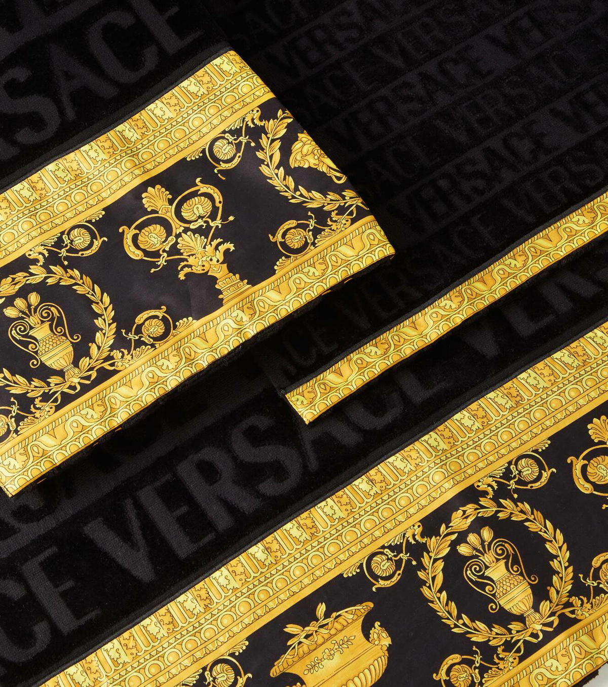Versace Home Versace Allover set of 5 terry towels Versace