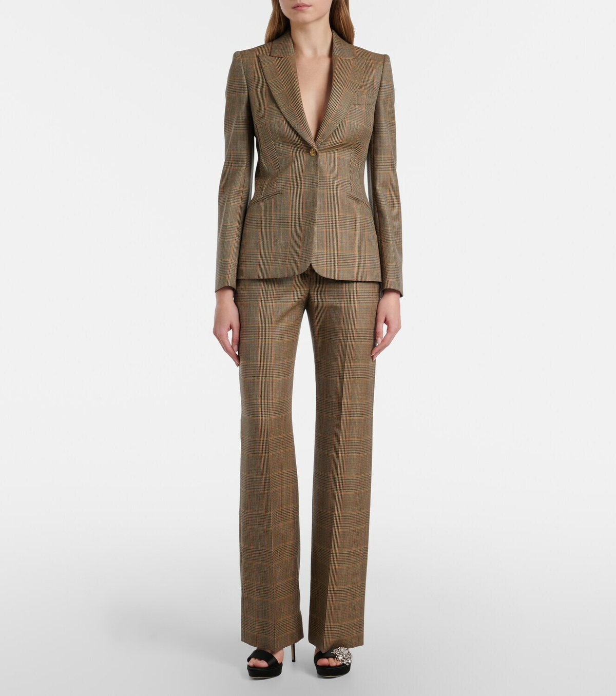 McQueen Country Check wool blazer Alexander McQueen